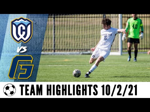 George Fox vs. Whitman Highlights // D3 Men's Soccer 2021