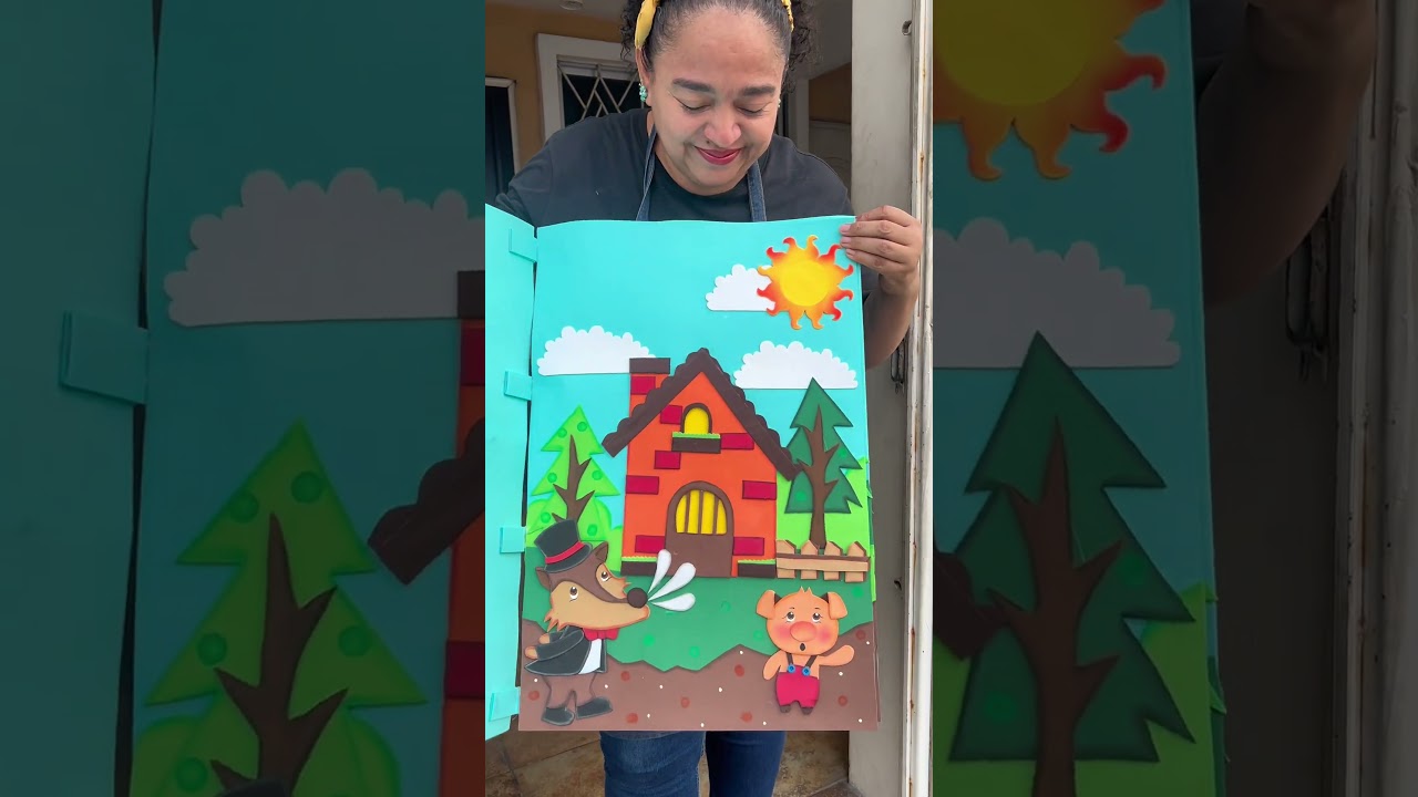 Cuentos gigantes 🥰 #manualidadesdiy #maquetas #manualidadesfacil #librosgigantes