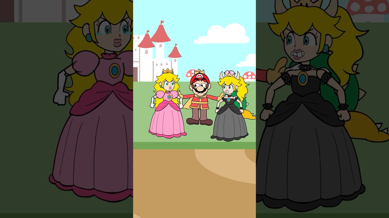 #mario #peach or #bowsette #animation
