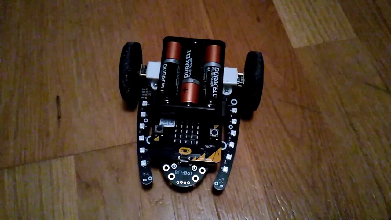 MicroPython programmed bit:bot demo for the BBC micro:bit.