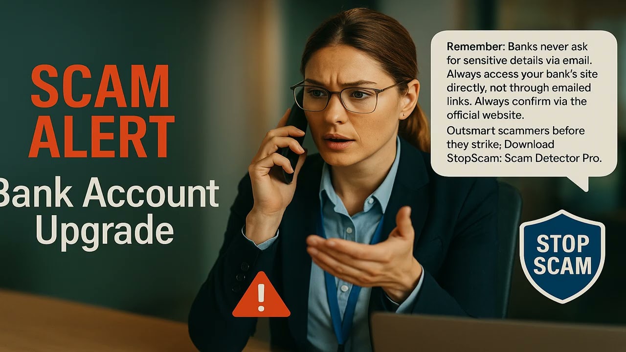 Bank Account Upgrade – Scam Explained