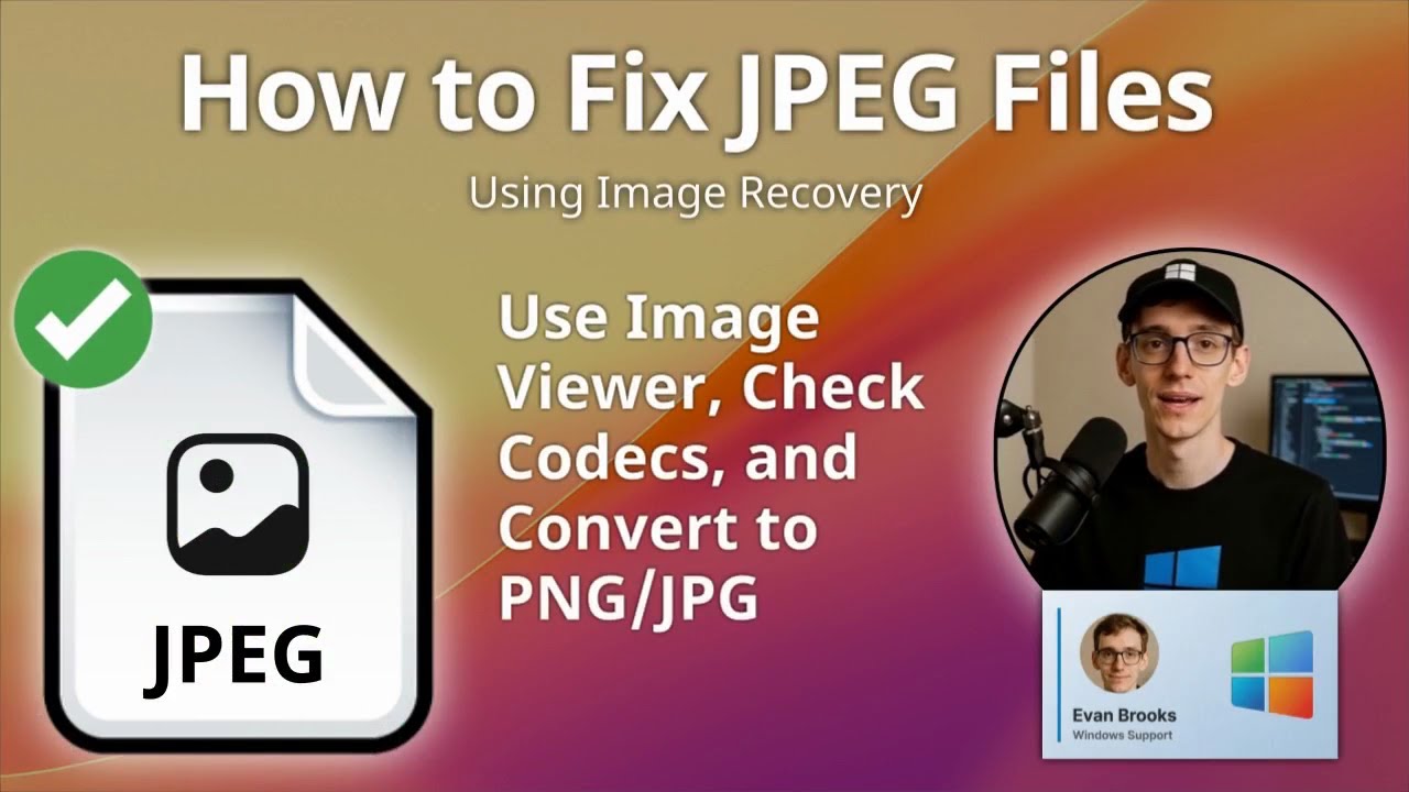 How to Fix JPEG Files (Image Recovery)