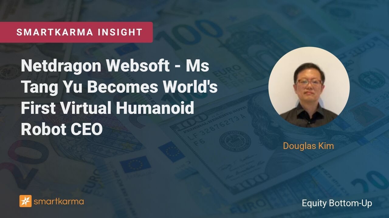 Netdragon Websoft - Ms Tang Yu Becomes World's First Virtual Humanoid Robot CEO