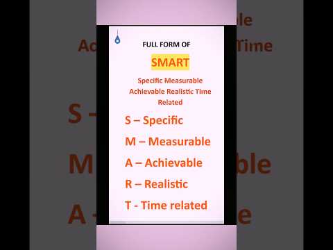 Full form of SMART | WHAT IS THE FULL FORM OF SMART | #smart #fullform #full