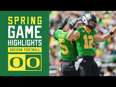 2025 Oregon Football Spring Game | HIGHLIGHTS (2025)