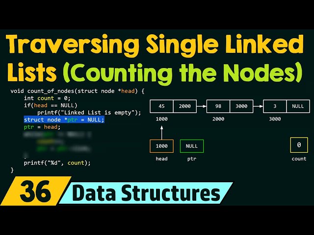 Understanding Linked List Traversal: Counting Nodes in a Single Linked ...