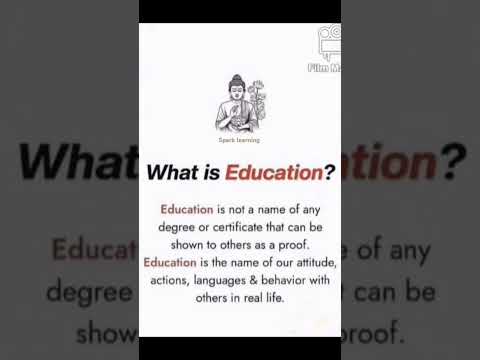 Education : meaning #sparklearning#educationchannel #indianstudents