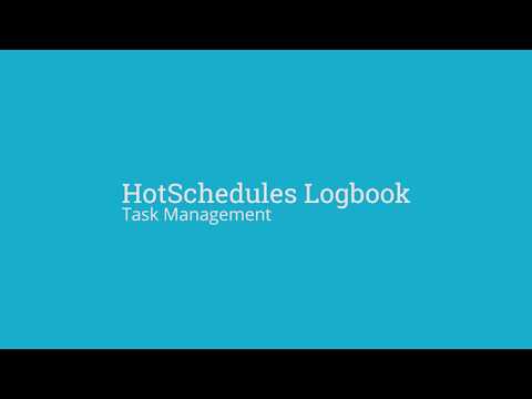 HotSchedules Logbook & Task Management