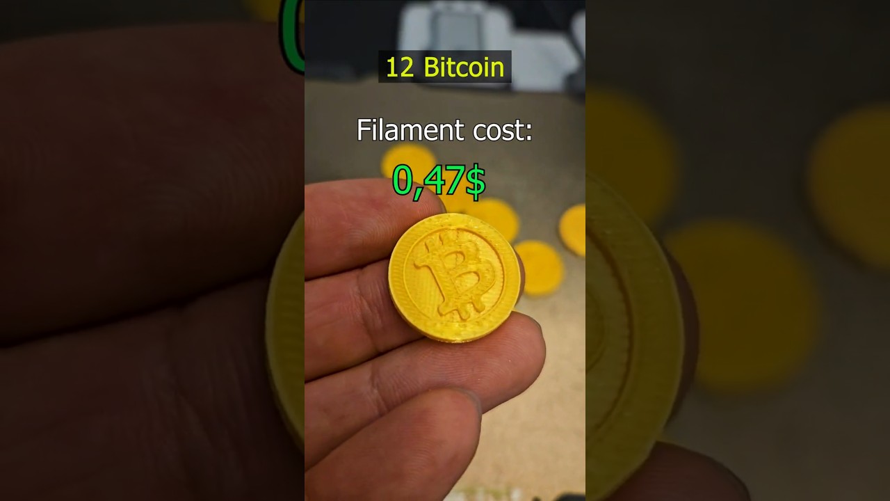 3D printed Bitcoin