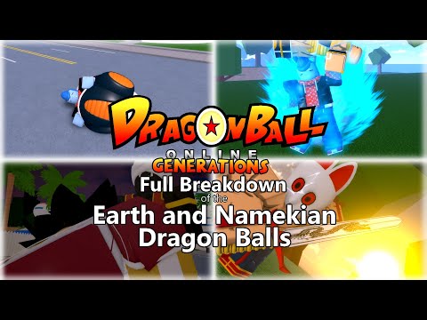 [DBOG - Dragon Ball Online Generations] Earth and Namekian Dragon Ball Breakdown + Locations