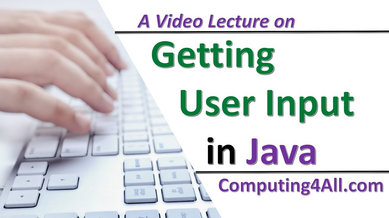 Java Lecture 3: Getting User Input using a Scanner Object, from a Calculator Program Written in Java