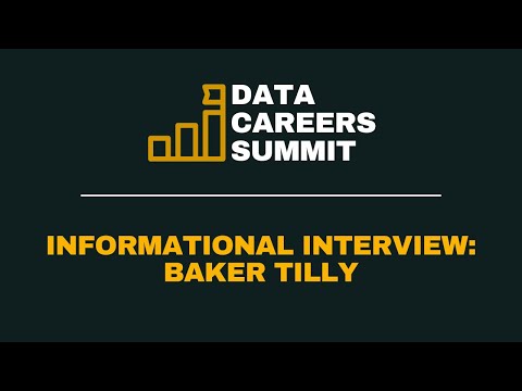 What's it like to work in data roles at Baker Tilly?