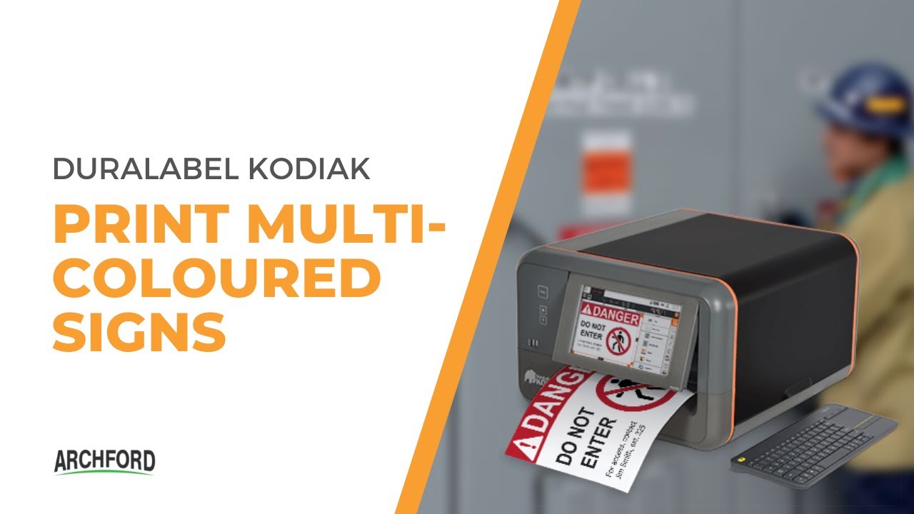 DuraLabel Kodiak | Print Multi-Colour Signs