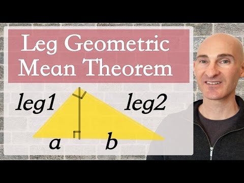 Leg Geometric Mean Theorem