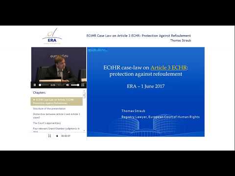 ECtHR Case Law on Article 3 ECHR: Protection Against Refoulement