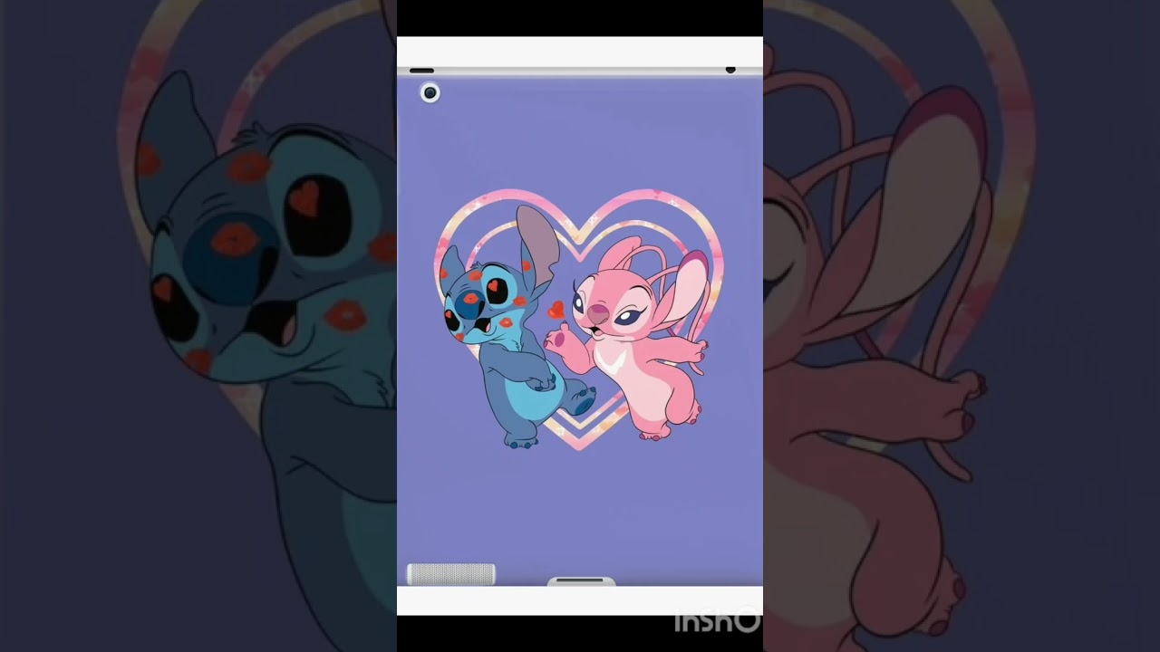 Fondos de pantallas de Stitch y angel