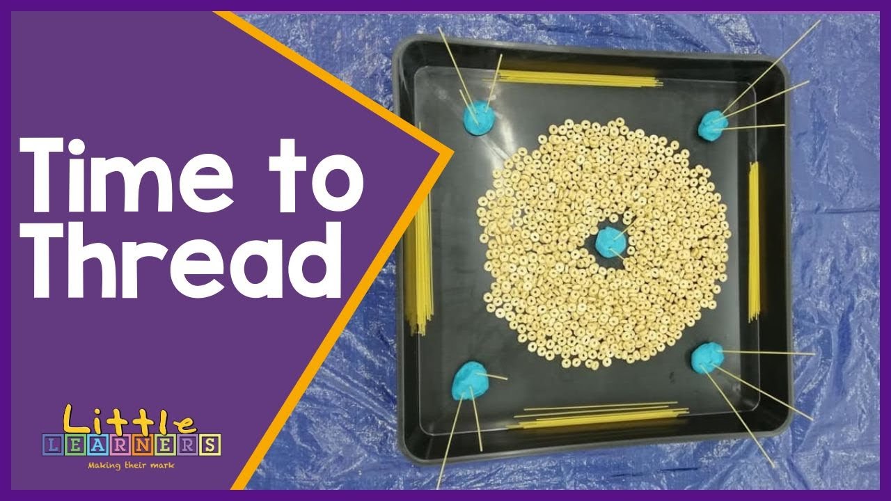 Home Made Threading Activities! | Little Learners LIVE | Home Learning Activity for Kids