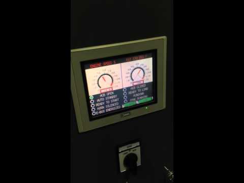 200KW Gas Turbine generator startup after maintenance