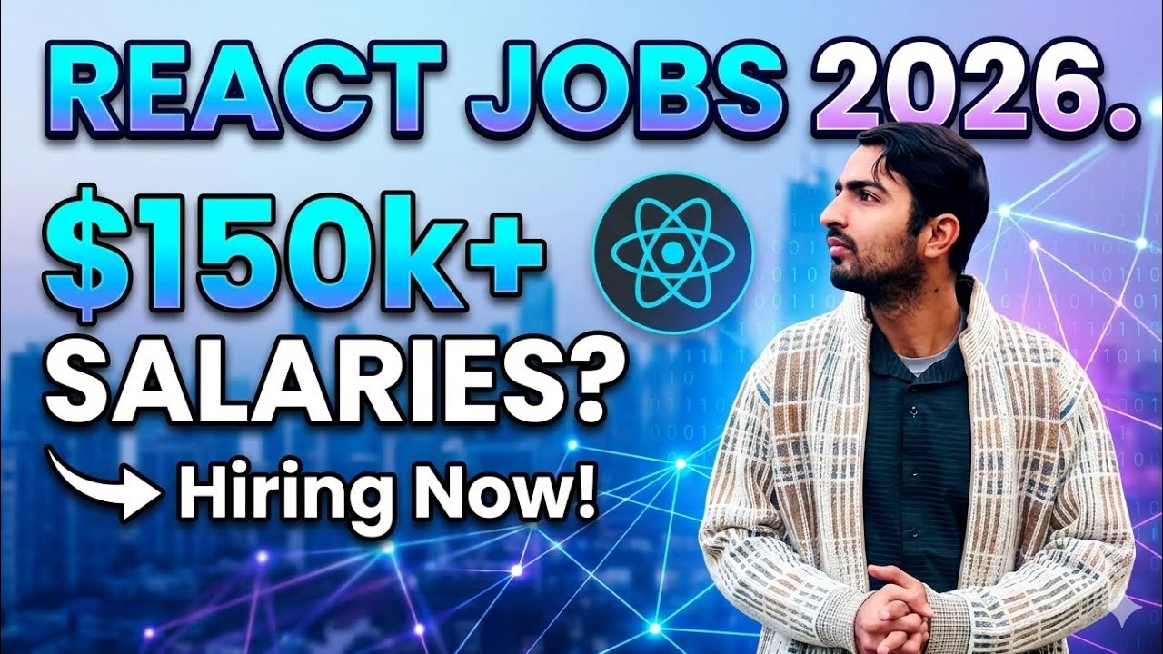 React Job Market 2026 | Frontend Developer Career Scope #reactjs #jobs #jobsearch
