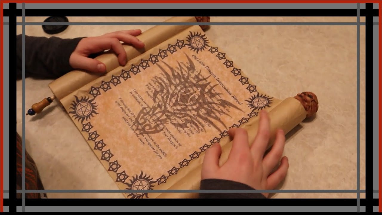 How to Make Your Own Scroll for Cheap!