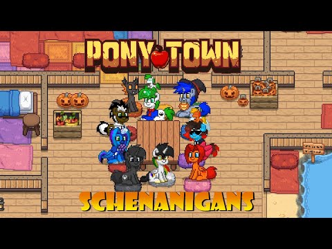 Pony Town Shenanigans #1: Ponies, Ponies, Everywhere!!!