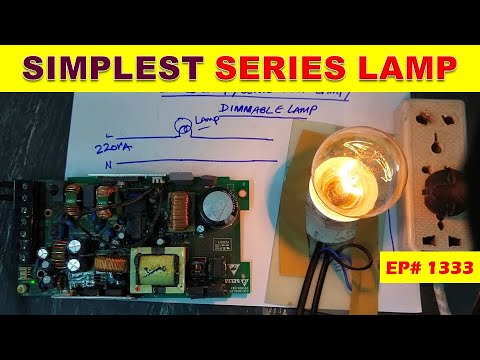 {1333} How to Make a Series Lamp, Series Test Lamp & Dimmable Lamp | Use in Troubleshooting
