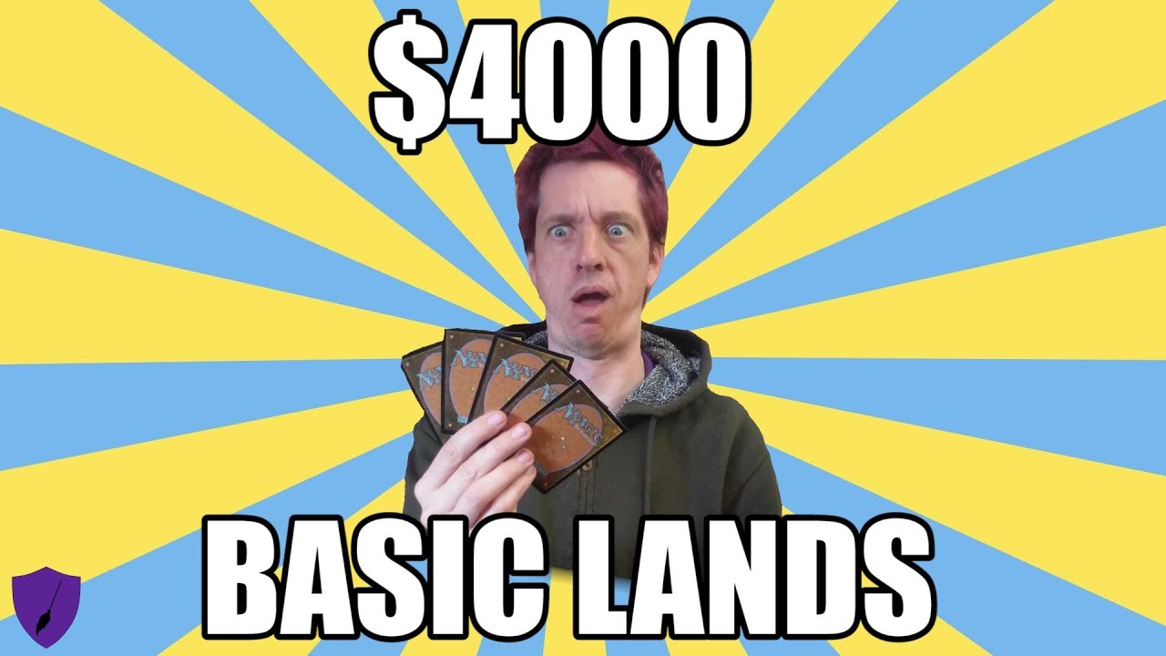 Five Basic Lands Worth Over $4000!!! What?? How?