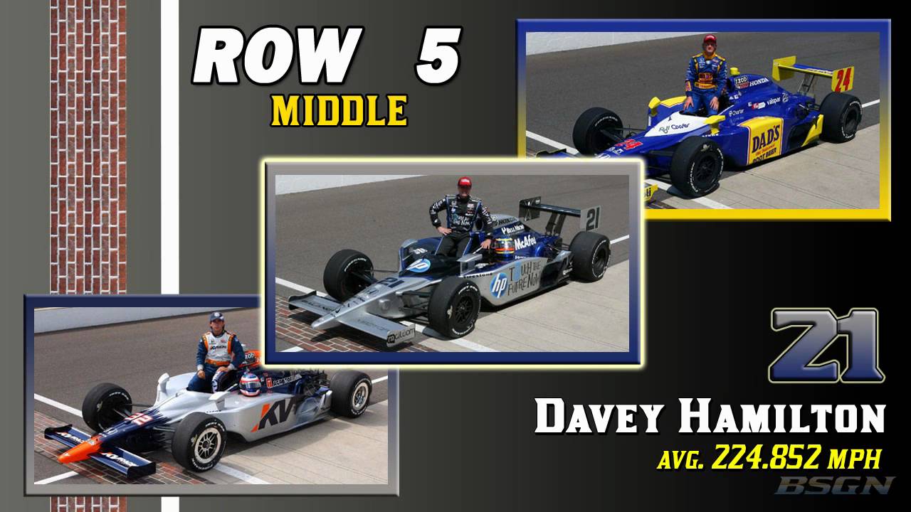 2010 Indianapolis 500 Starting Grid