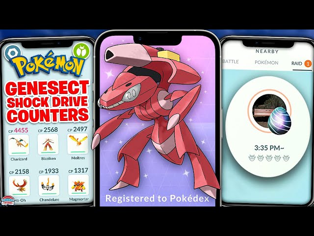 Pokemon GO Genesect with Shock Drive Raid guide (May 2023): Best counters, weaknesses, and more