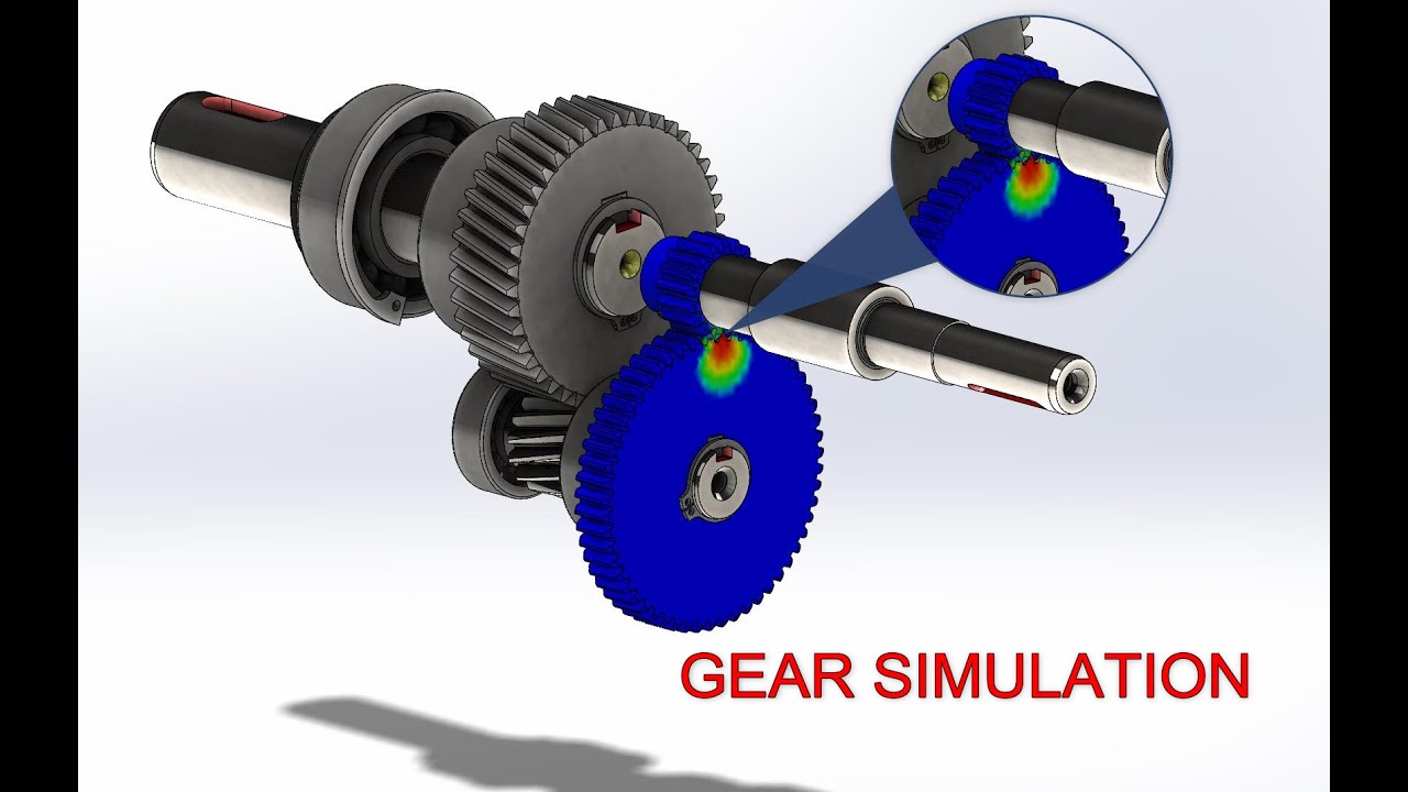 Solidworks Simulation- Gear simulation static study