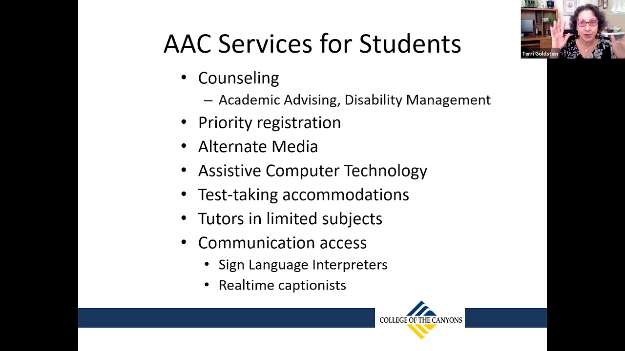 Academic Accommodations for College Success