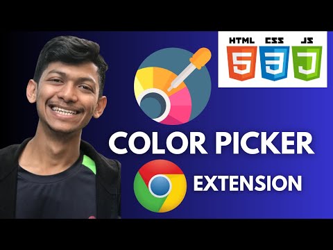 Create a Color Picker Chrome Extension | Javascript Project | HTML CSS JS Project