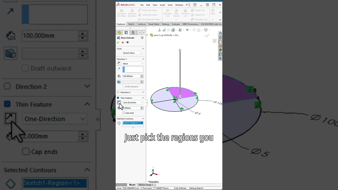 Using Sketch Contours