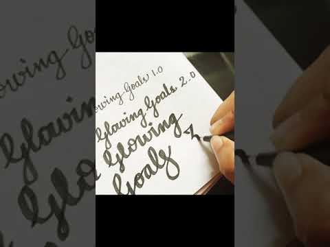 Artline Ergoline Calligraphy pens 🤍//for beginners calligraphy 💯/ #ytshorts #shorts #calligraphy