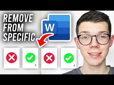 How To Remove Page Numbers From Certain Pages In Word - Full Guide