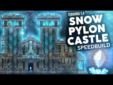 Steam Community :: Video :: Snow Pylon Castle | Terraria 1.4 Speed Build
