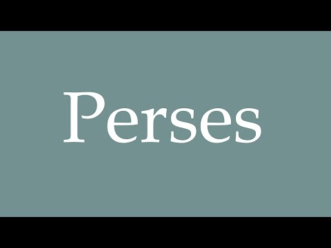 How to Pronounce ''Perses'' (Persians) Correctly in French