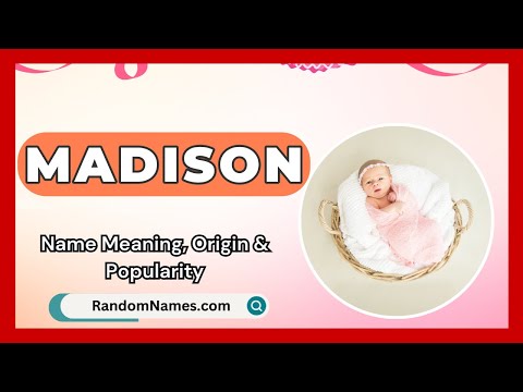 Madison - Baby Girl Name Meaning, Origin & Popularity - RandomNames.com