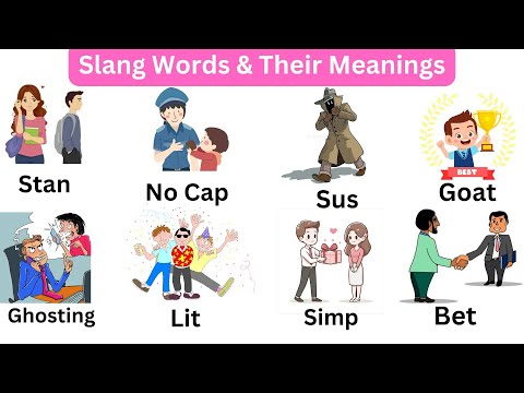 Slang words about people | Slang words with Meanings and sentences | The English Learner