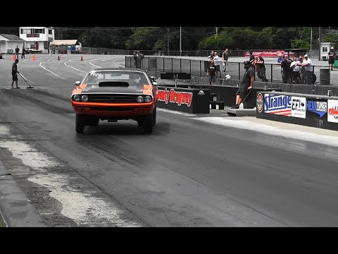 Pro Street Dodge Challenger White Trash Track Rental 2023