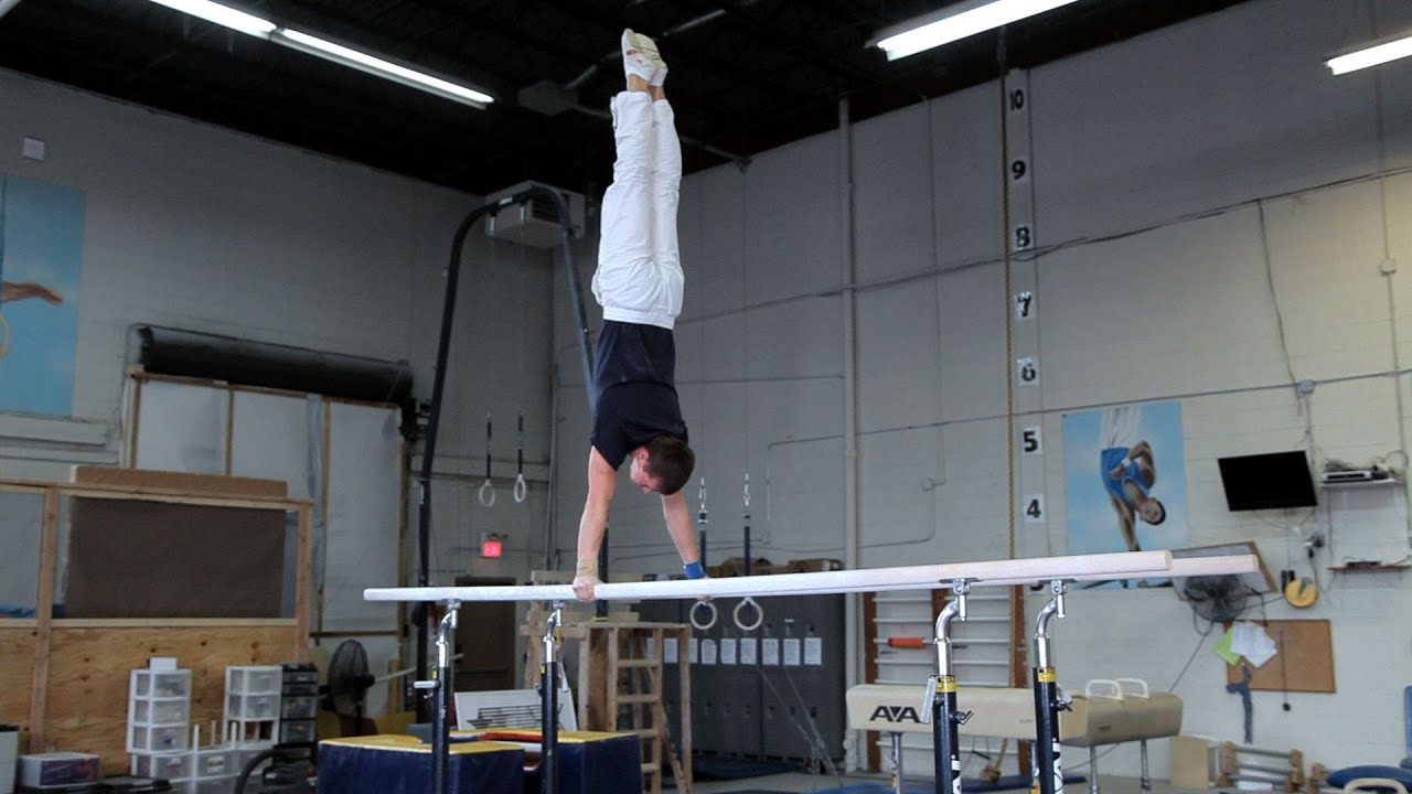 How to Do a Parallel Bars Routine | Gymnastics Lessons