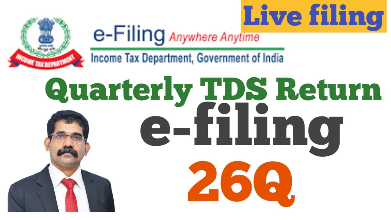 How to File 26Q TDS Return Online | TDS Return 26Q |26Q TDS Return ...