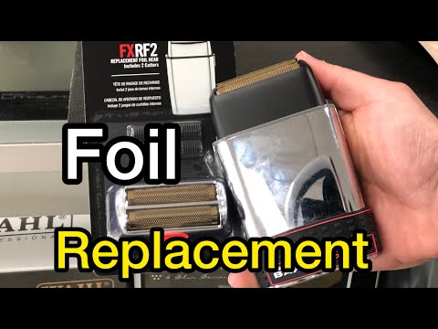How to Replace Babyliss Foil Shaver Blades #babyliss #shaver #barberlife