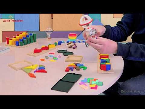 Learn about Fractions: Puzzle & brain development Games for kids