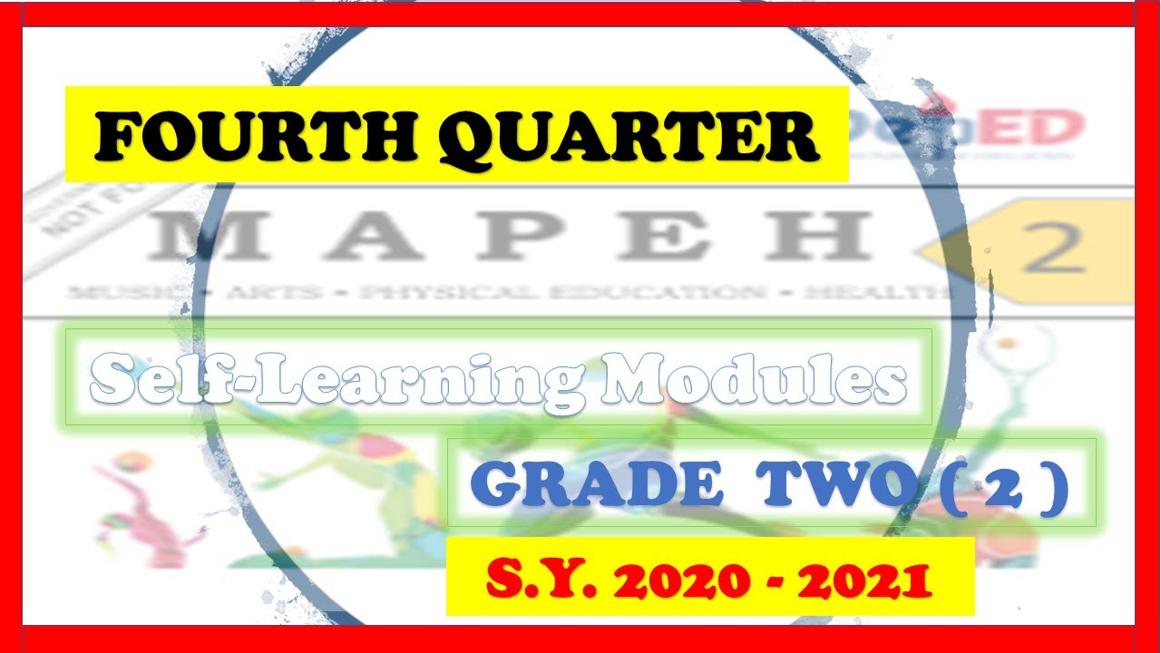 SHARING GRADE 2   SELF LEARNING MODULES  4TH QUARTER 📝📒