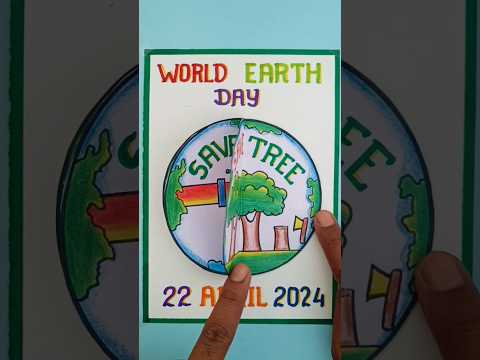 world earth day making card / Save Earth drawing #shorts #short #viral #youtubeshorts