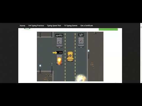 Typing Game Nitro Type Race