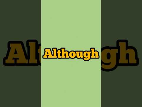 The difference between Though Although and Eventhough in Tamil