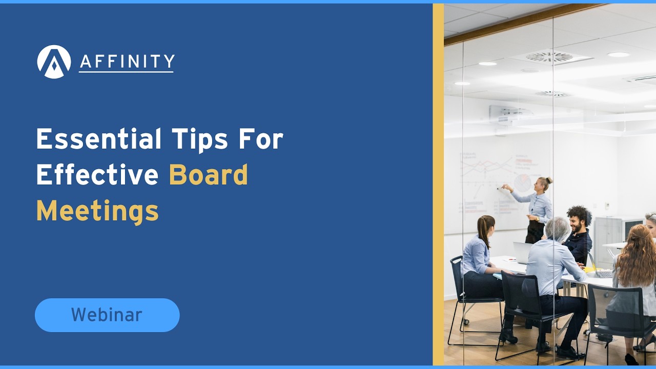 Essential Tips For Effective Board Meetings