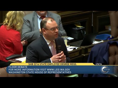 Rep. Greg Cheney champions his bill to simplify state employment criteria